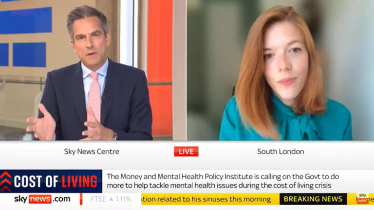 IN THE NEWS: Sky News - Money and Mental Health